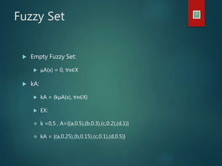 Fuzzy Set | PPTX