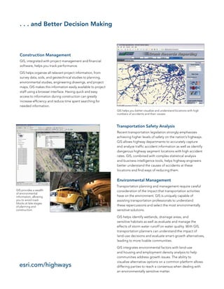 GIS Solutions for Highway and Roadway Management | PDF