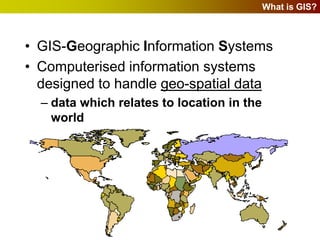 GIS and spatial-modelling | PPTX