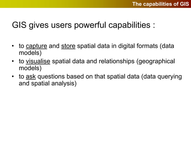 GIS and spatial-modelling | PPTX