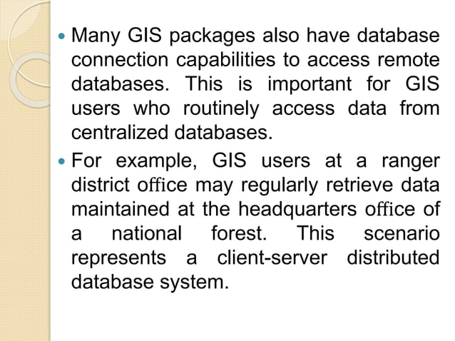 Spatial Data Models Pptx Databases Computer Software And Applications