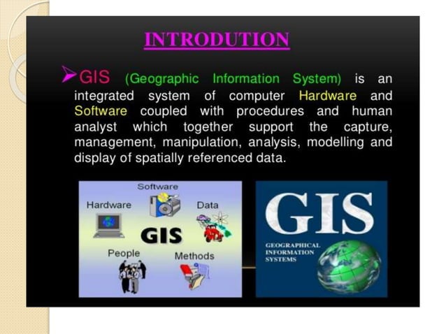 Geographic Information systems | PPT