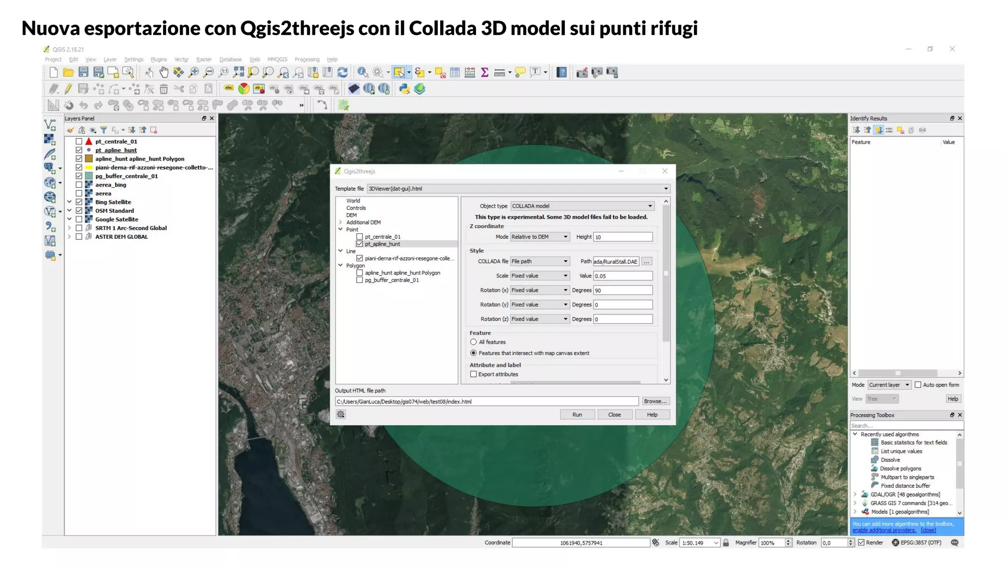 Qgis2ThreeJS - Tutorial pratico completo | PDF