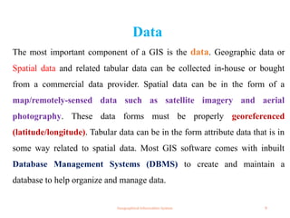Geographical Information System (GIS) .pptx