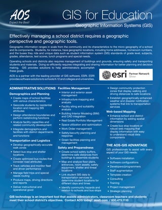 AOS - GIS for Education | PDF