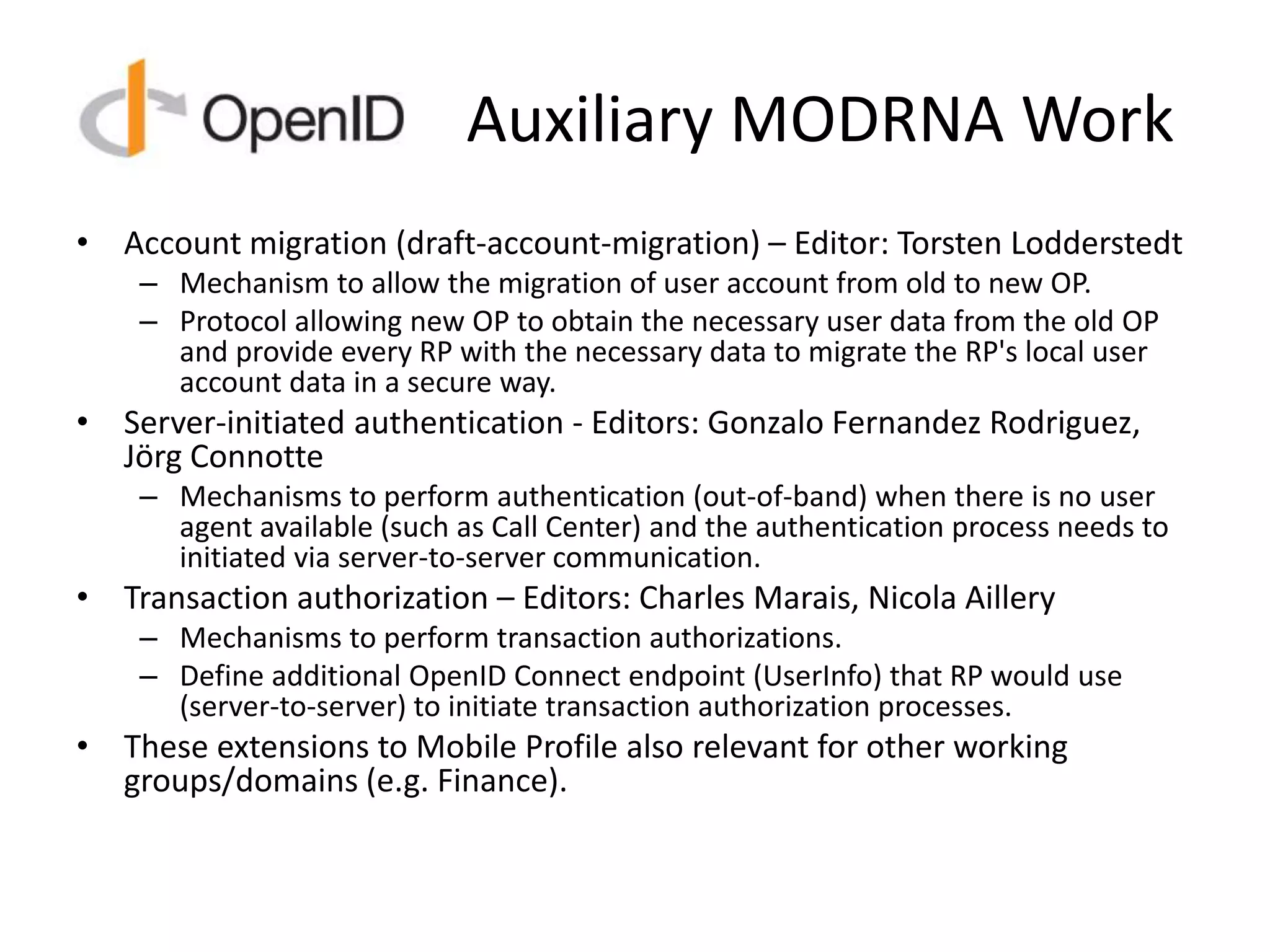 OpenID Connect: The Mobile Profile | PPT