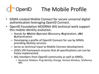 OpenID Connect: The Mobile Profile | PPT