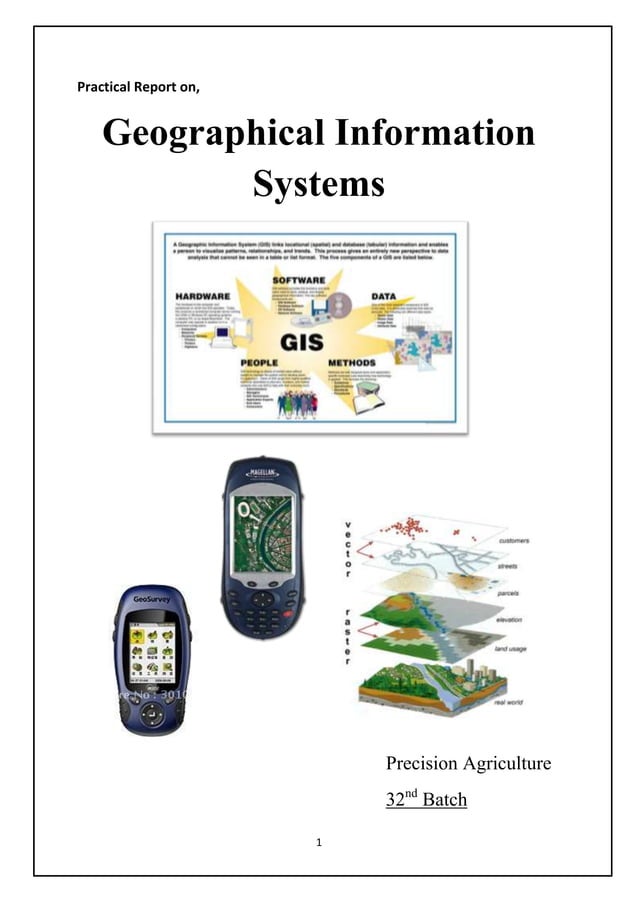 Geographical Information systems in Precision Agriculture | DOCX ...