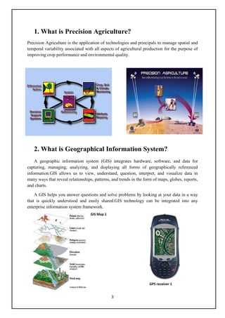 Geographical Information systems in Precision Agriculture | DOCX