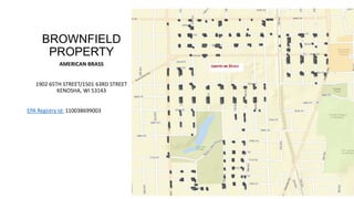 Using GIS for Kenosha, WI Brownfield to Greenfield Investment Case ...