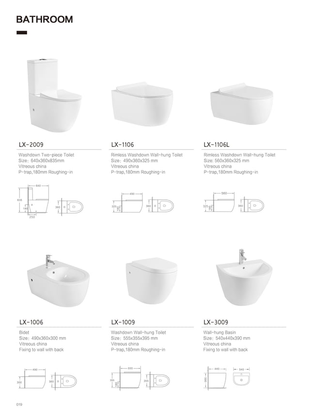 Gisan Sanitary Ware new e-catalog 2018 | PDF