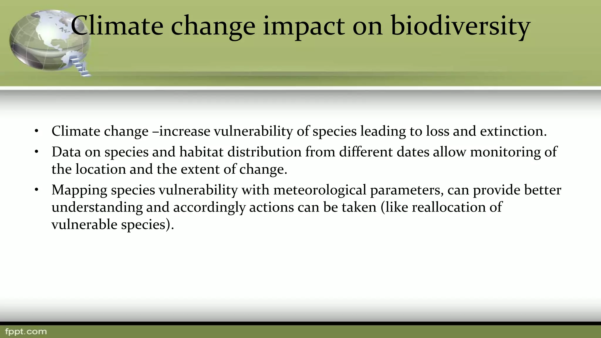 GIS and climate change | PPTX