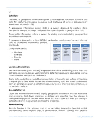 Fundamentals of GIS and Database Management for Disaster Management | PDF
