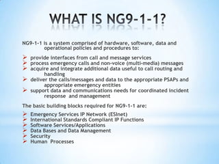 GIS and NG911 | PPT