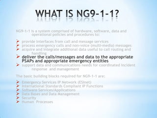 GIS and NG911 | PPT