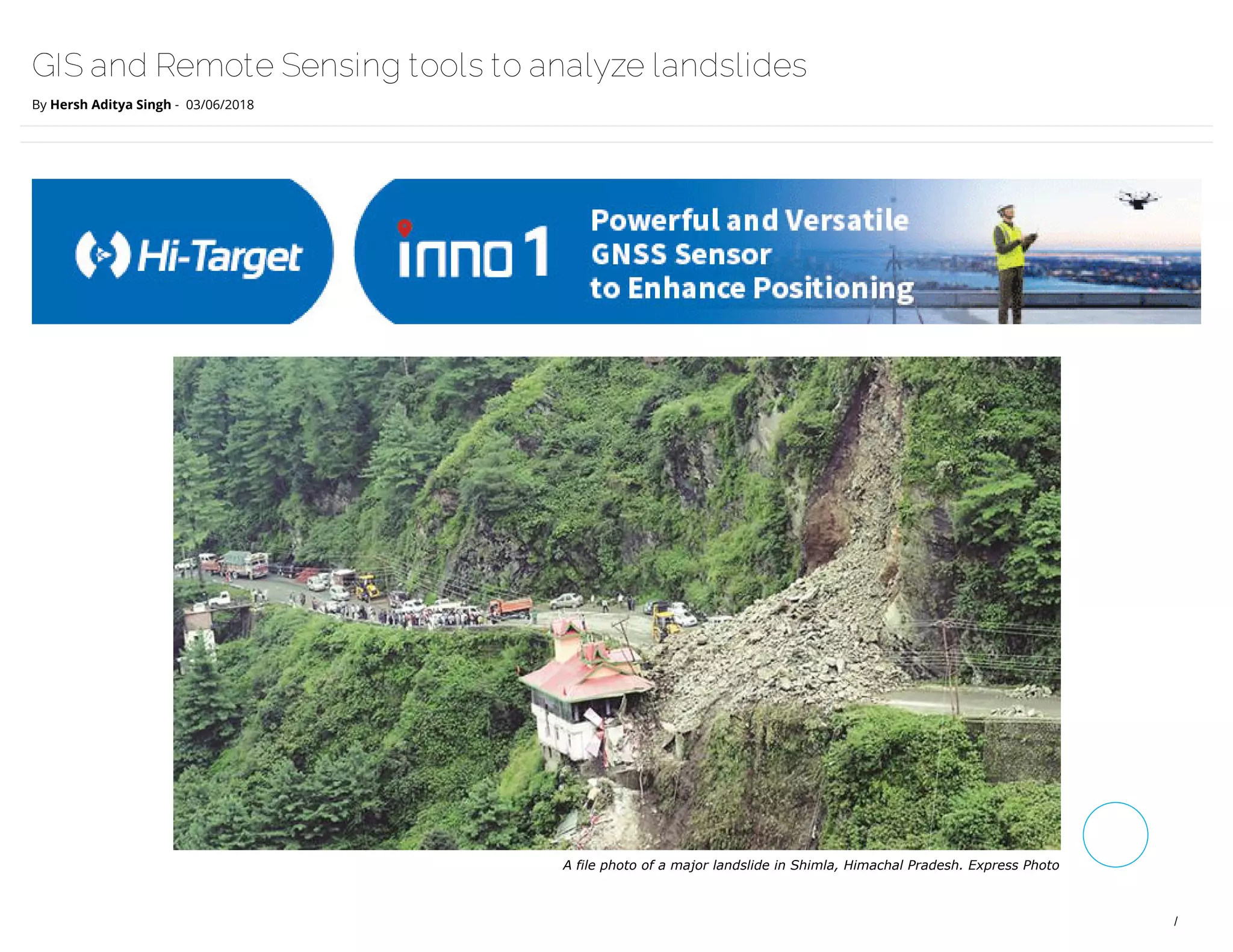 Gis and remote sensing tools to analyze landslides | PDF