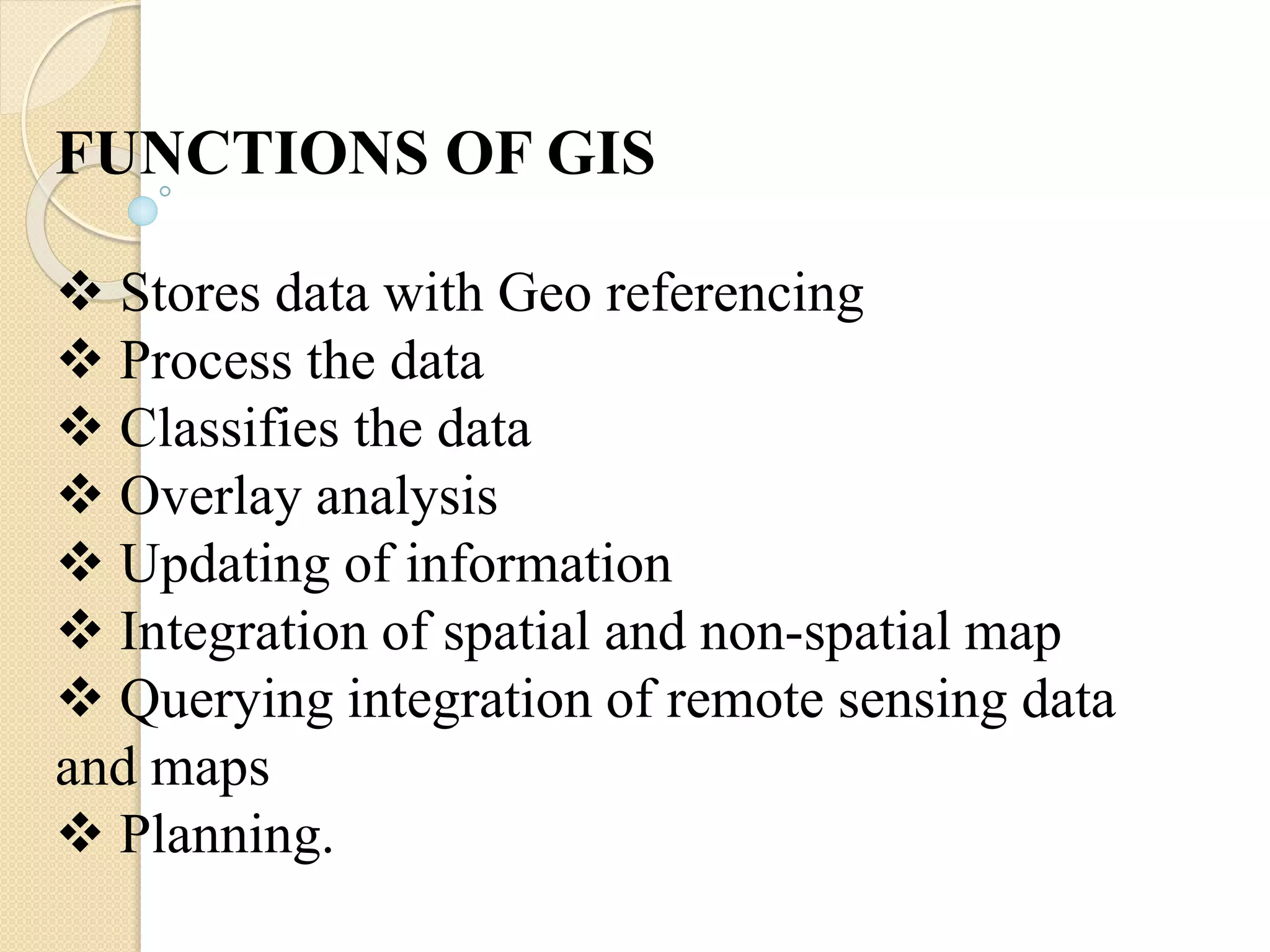 Gis application | PPTX