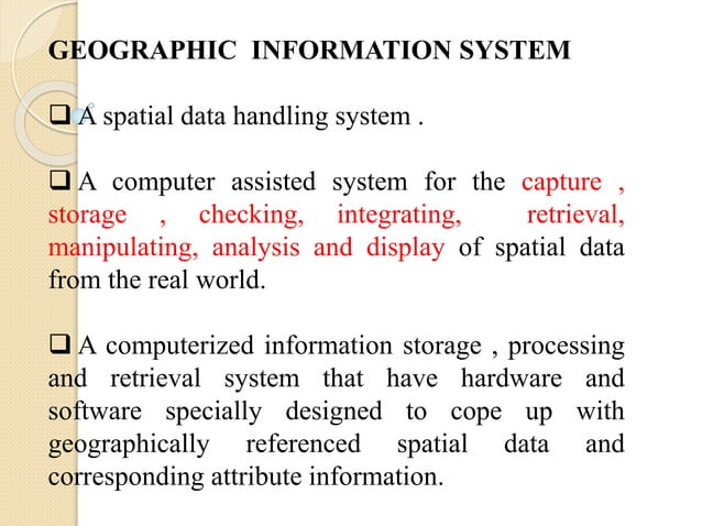 Gis application | PPTX