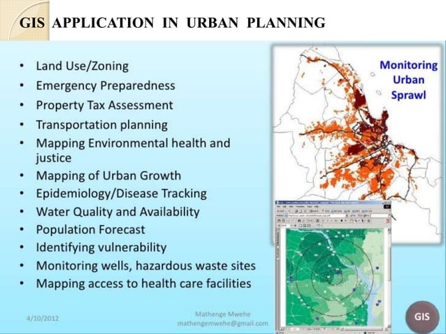 Gis application | PPTX