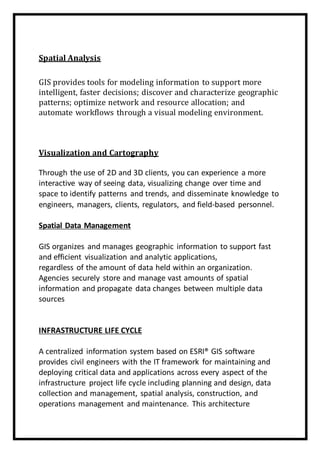 Gisapplicationincivilengineering 140227110022-phpapp02 | PDF