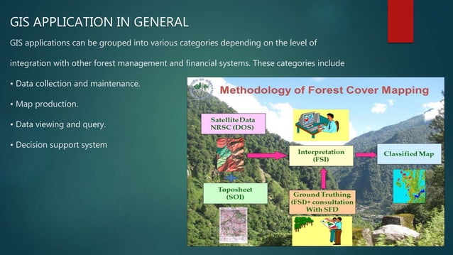 Gis application on forest management