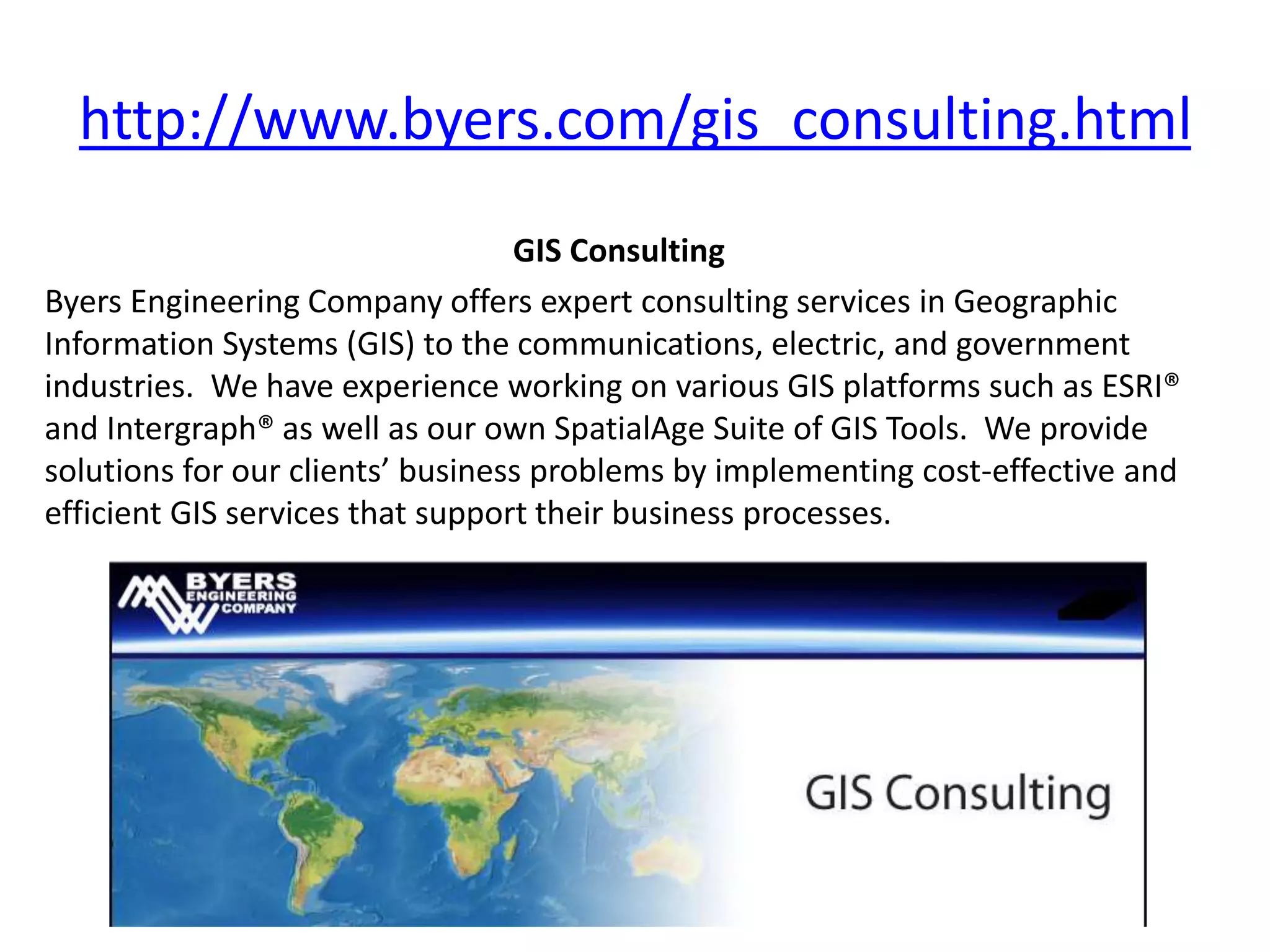 Gis applications in ce eric | PPTX