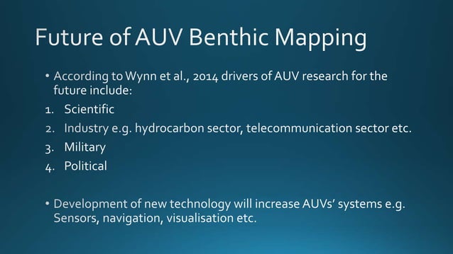 GIS Applications of Autonomous Underwater Vehicles (AUVs) in marine ...