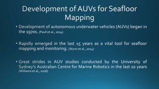 GIS Applications of Autonomous Underwater Vehicles (AUVs) in marine ...