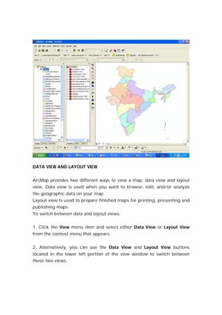 Gis arc map& georeferencing-arcgis | PDF