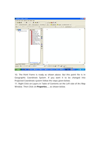 Gis arc map& georeferencing-arcgis | PDF