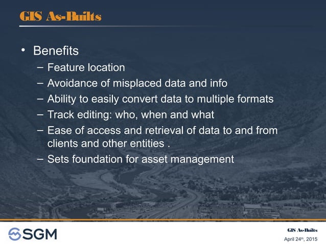 GIS As-Builts - How & Why | PPT | Geography | Science