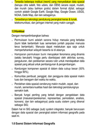 bahan baca GIS | PDF