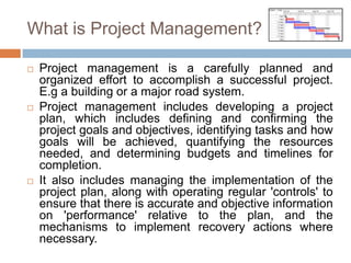 GIS Based Project Planning and Management | PPTX