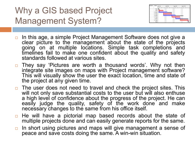 GIS Based Project Planning and Management | PPTX