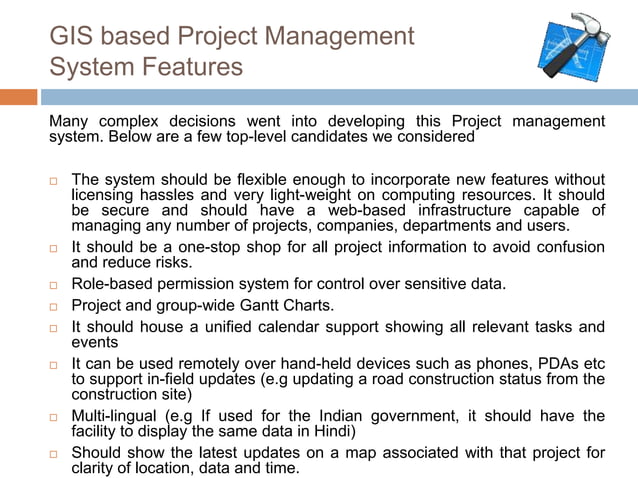 GIS Based Project Planning and Management | PPTX