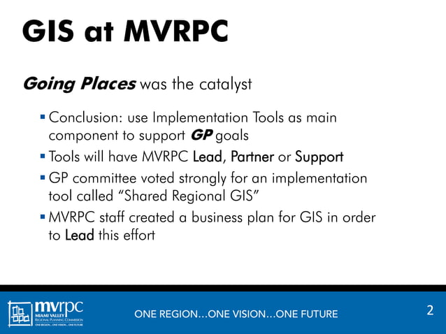 GIS MVRPC | PPT