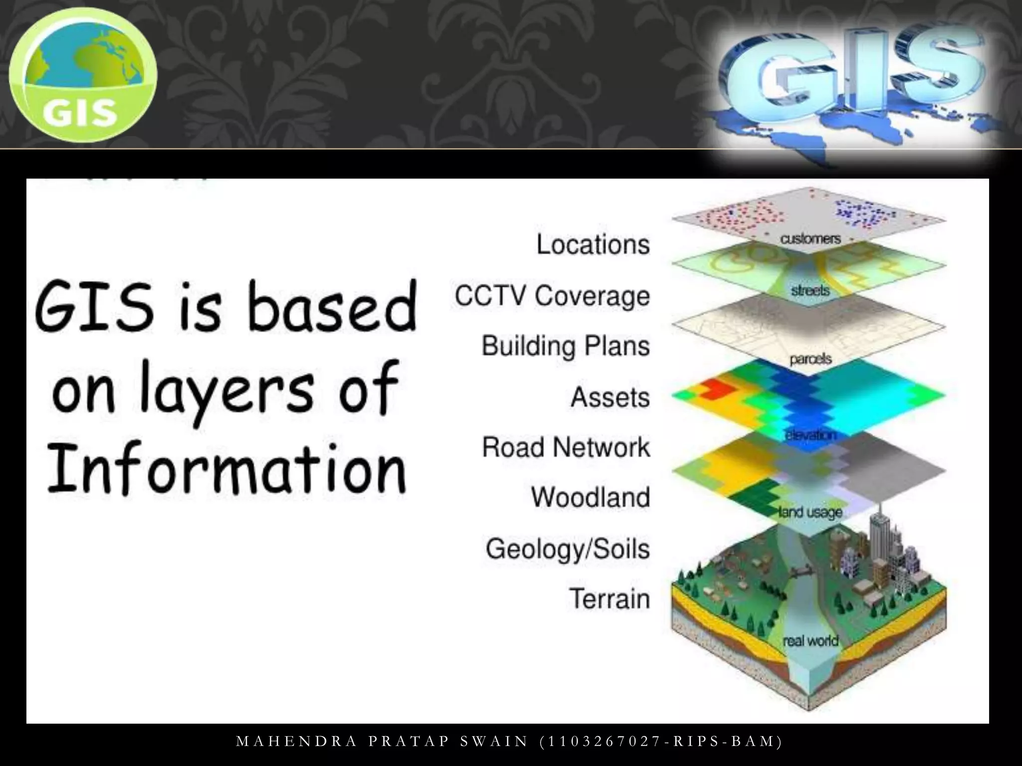GEOGRAPHICAL INFORMATION SYSTEM (GIS) | PPT