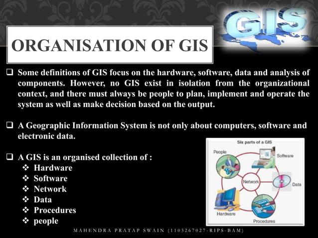 GEOGRAPHICAL INFORMATION SYSTEM (GIS) | PPT