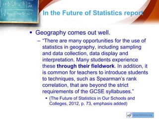 "gis us a clue" - quantitative methods teaching in geography | PPT