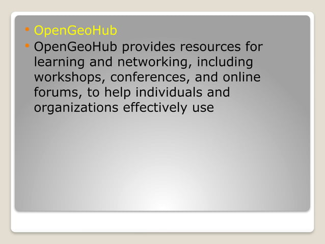 GIS COMMUNITIES.pptx , different types of gis communities | PPT