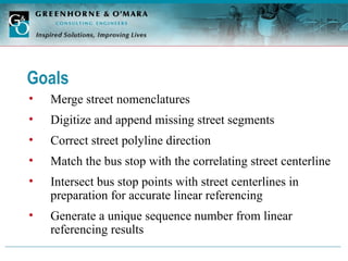 Creating A 'Smart' Linear Referencing Tool | PPT