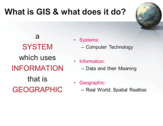 GIS Desktop and how it works. | PPT