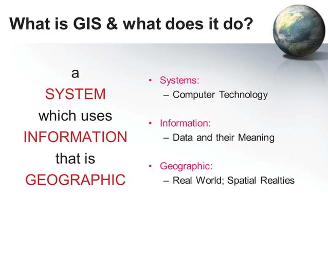 GIS Desktop and how it works. | PPT