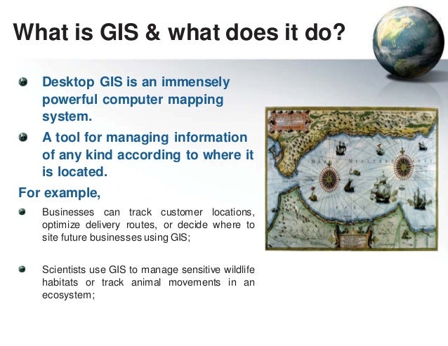 GIS Desktop and how it works.