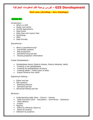 Gis development | PDF