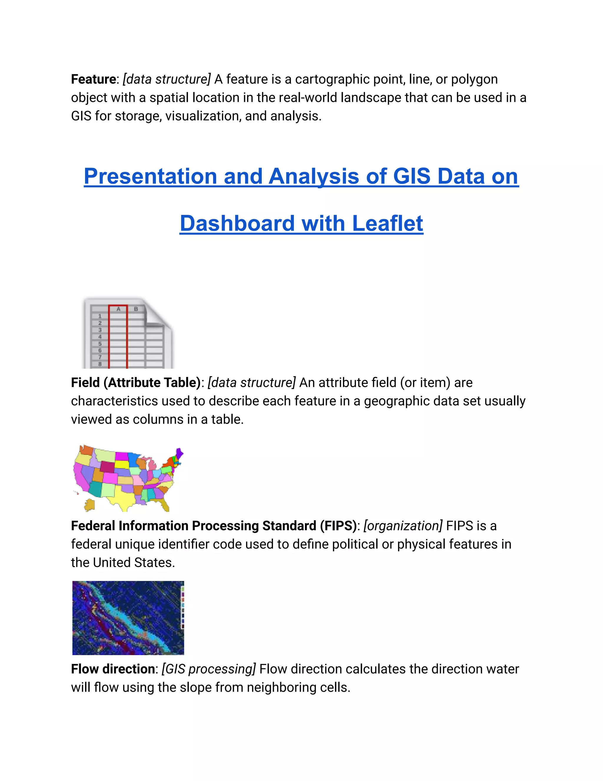 GIS Dictionary | PDF