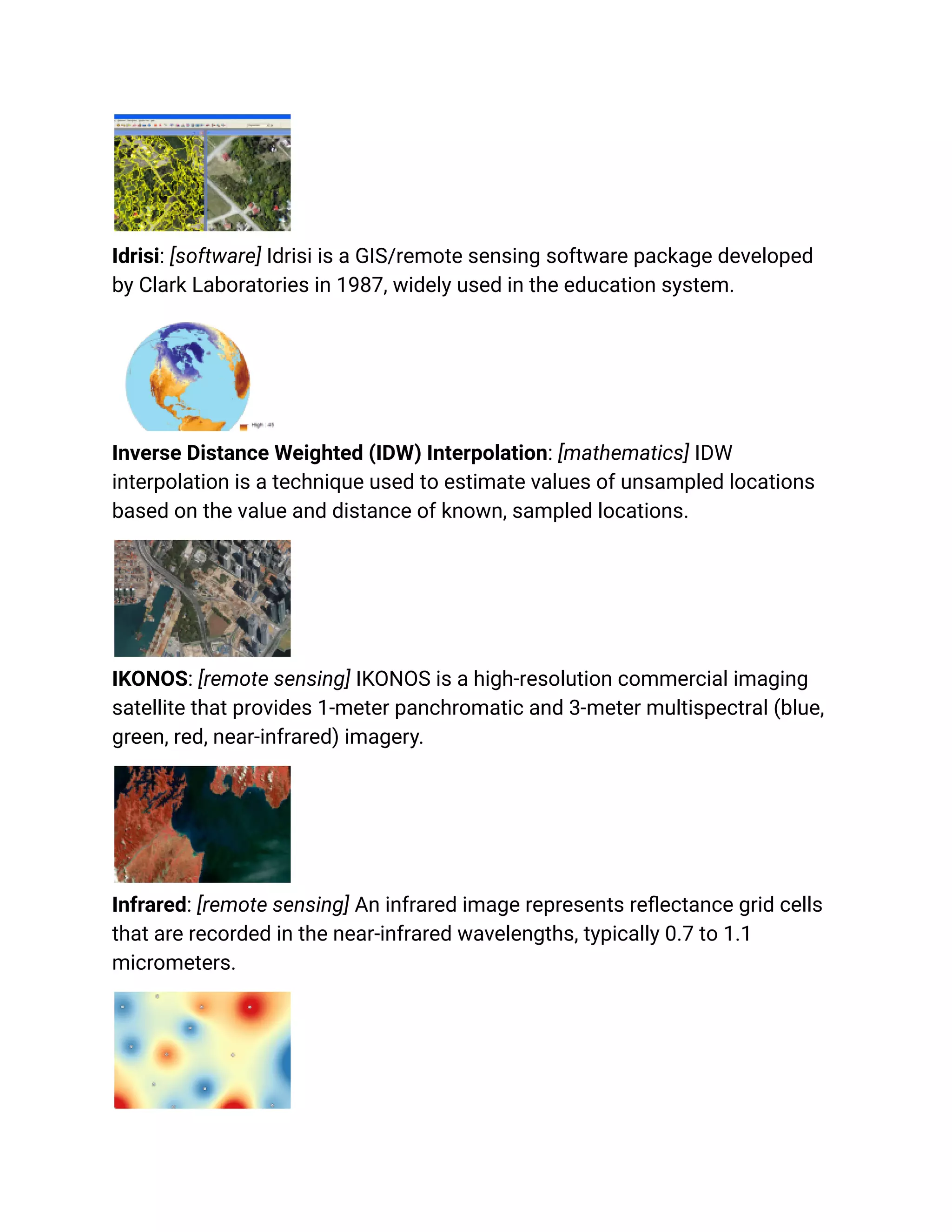 GIS Dictionary | PDF