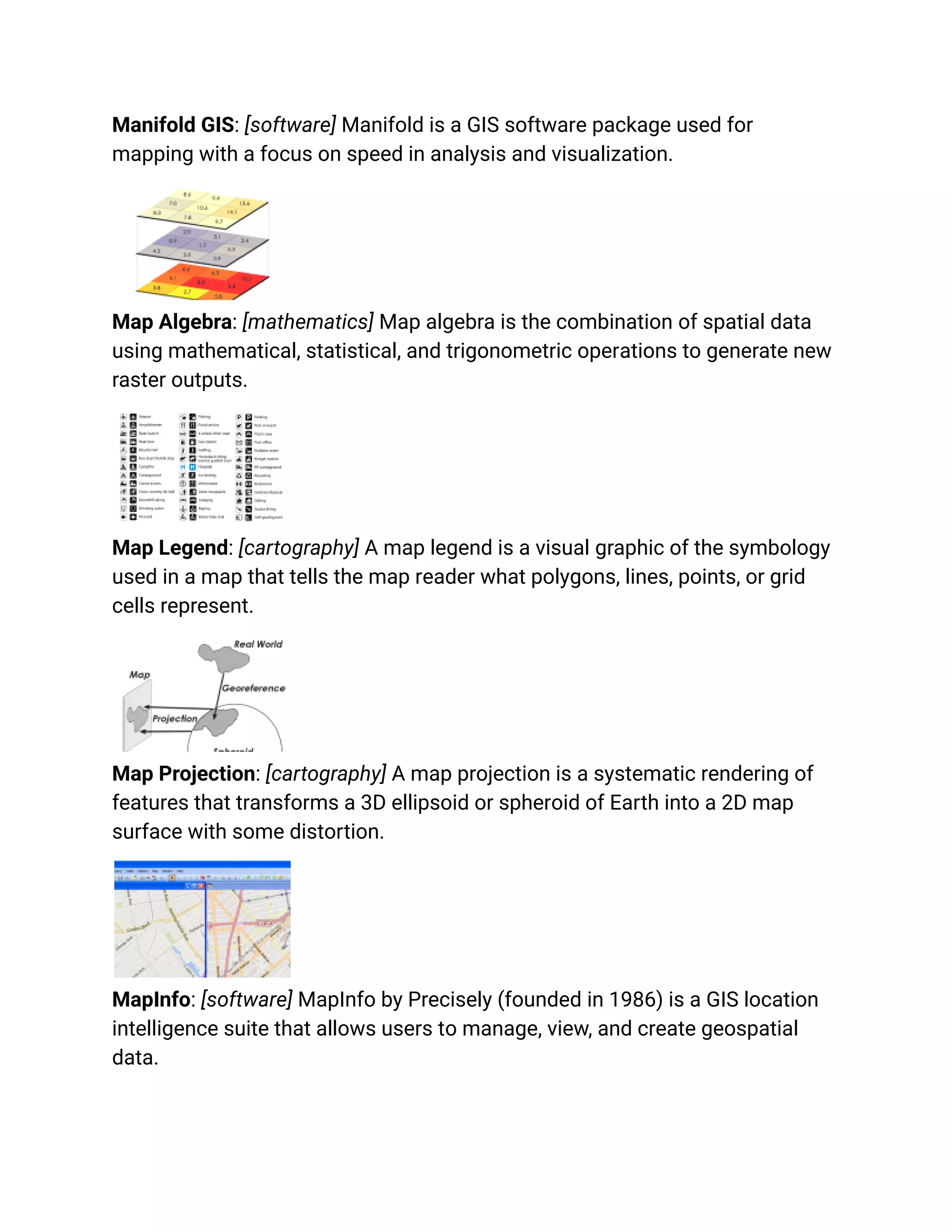 GIS Dictionary | PDF