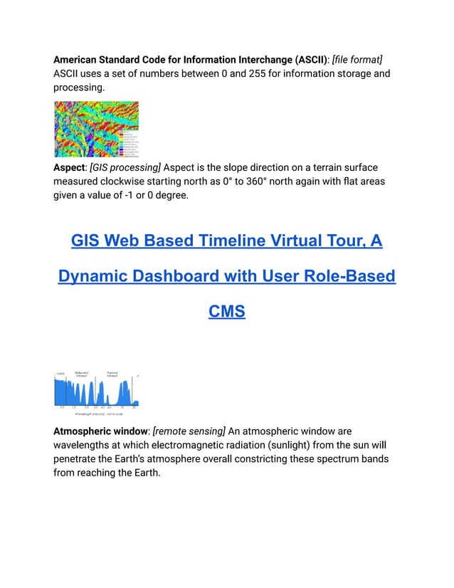 GIS Dictionary | PDF | 3-D Graphics | Computer Software and Applications