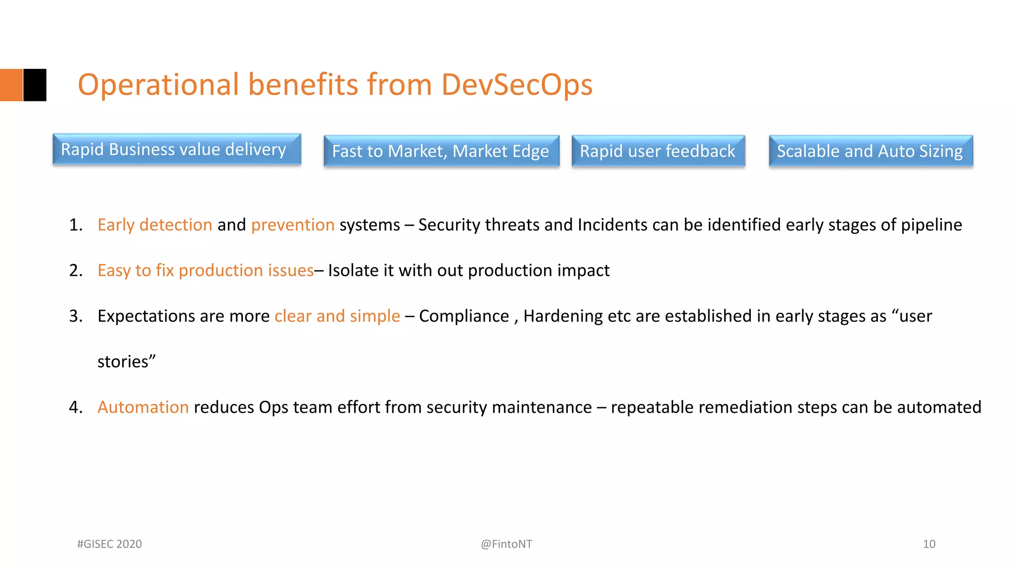 Benefits of DevSecOps | PPTX